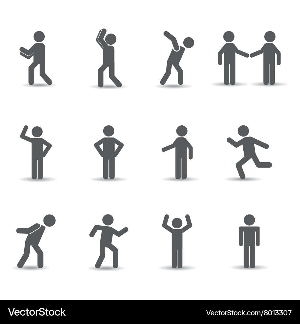 Men sign design Royalty Free Vector Image - VectorStock