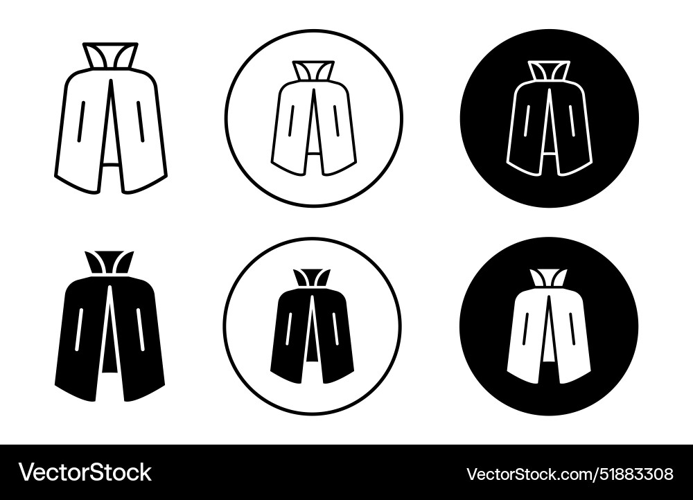 Cape icon Royalty Free Vector Image - VectorStock