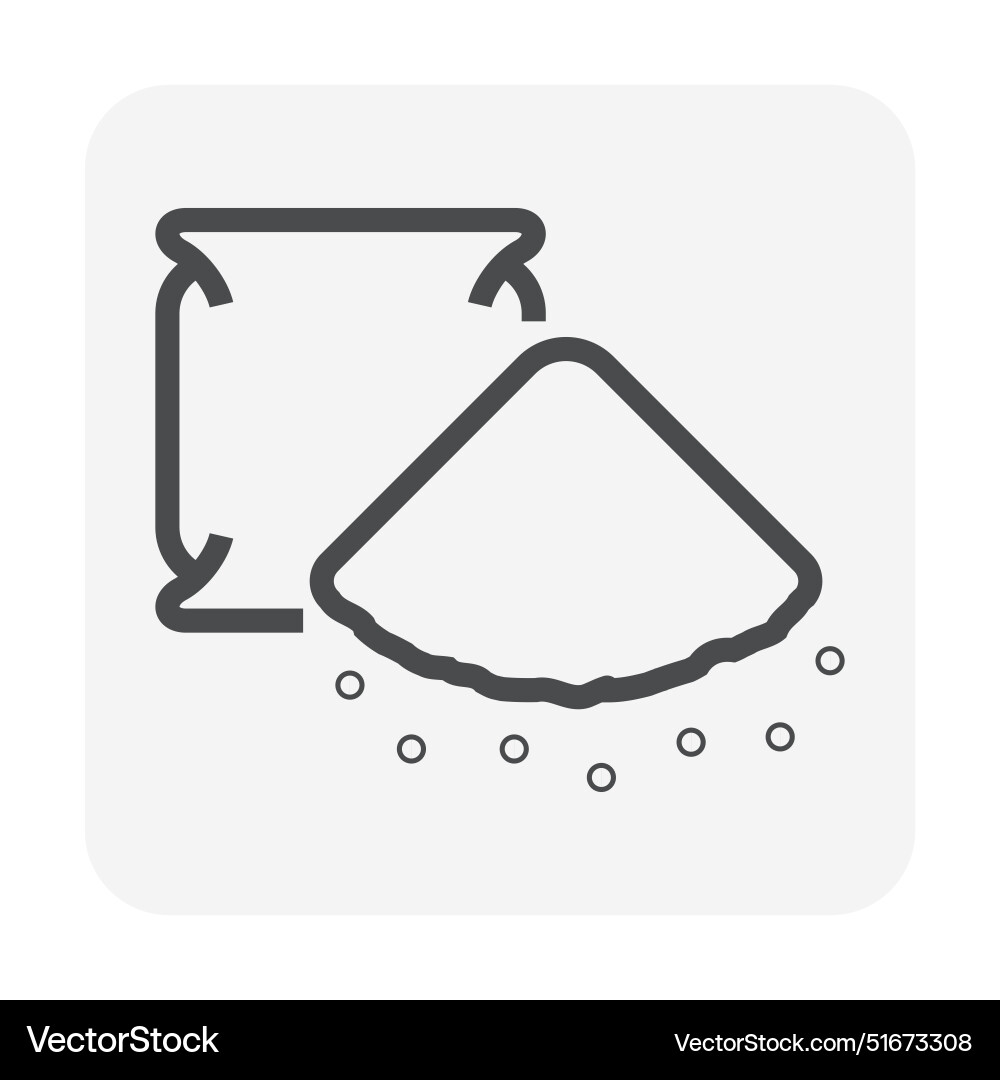 Material icon thin line and editable stroke Vector Image