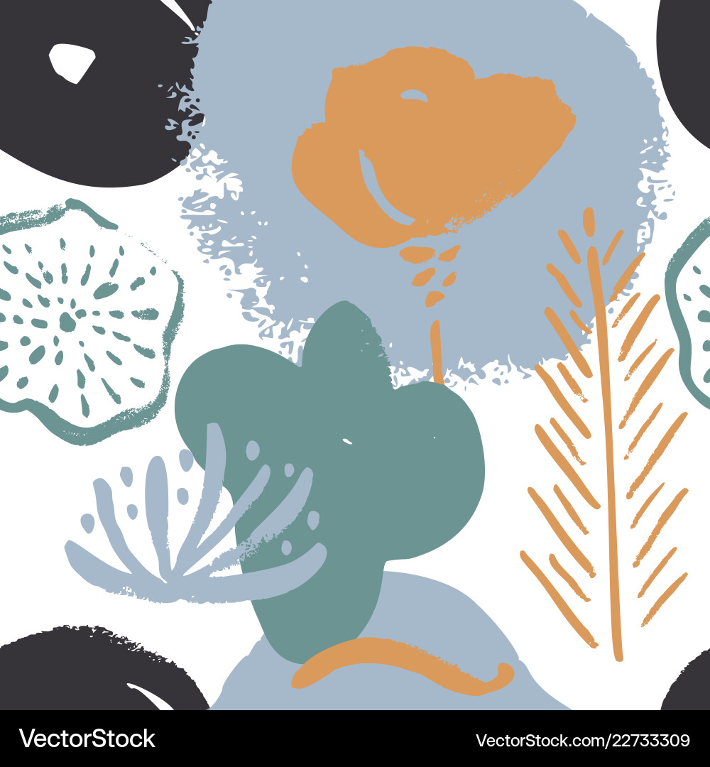 Abstract natural seamless pattern Royalty Free Vector Image