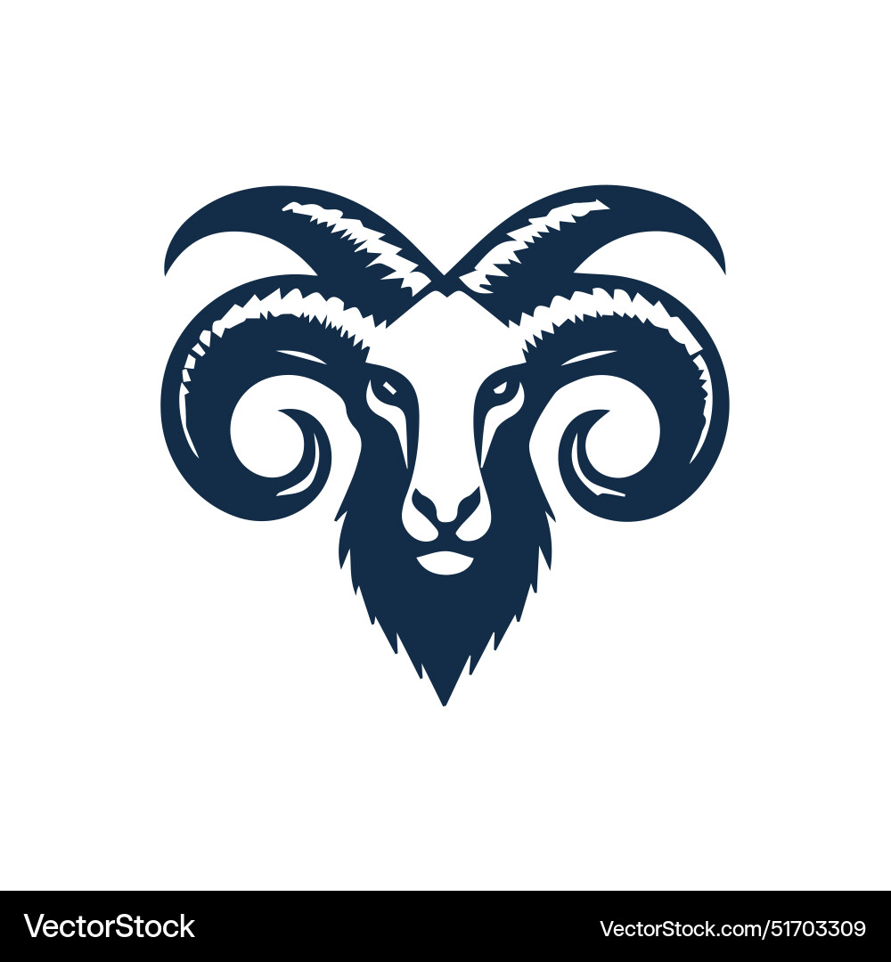 Pet goat logo Royalty Free Vector Image - VectorStock