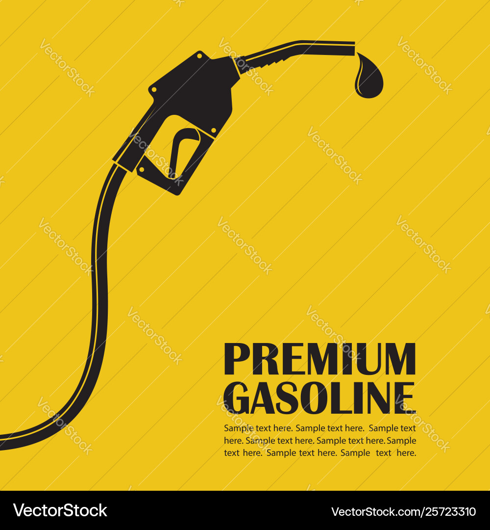 Gas station poster Royalty Free Vector Image - VectorStock