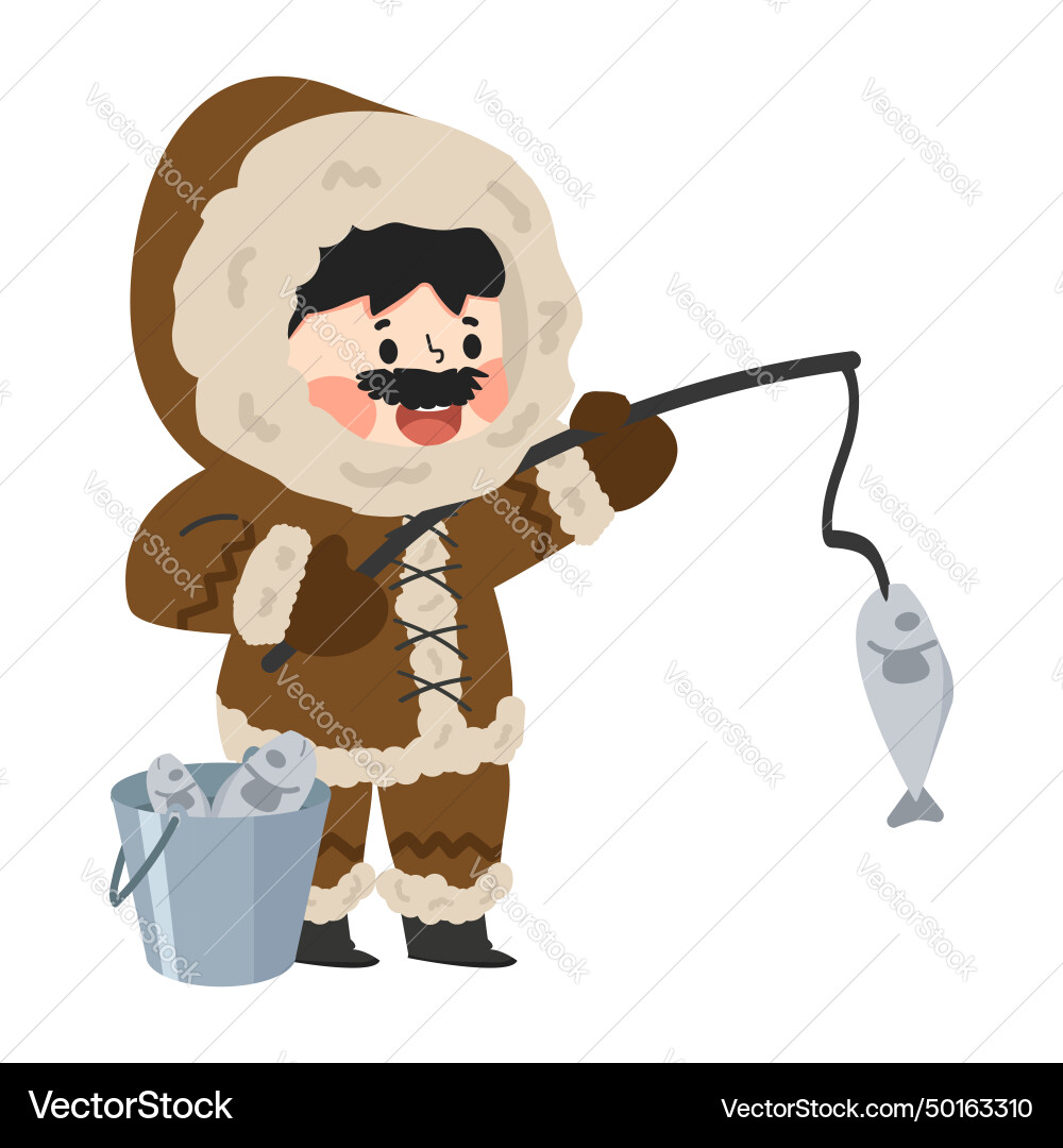 Eskimo Man Vector Images (over 1,000)