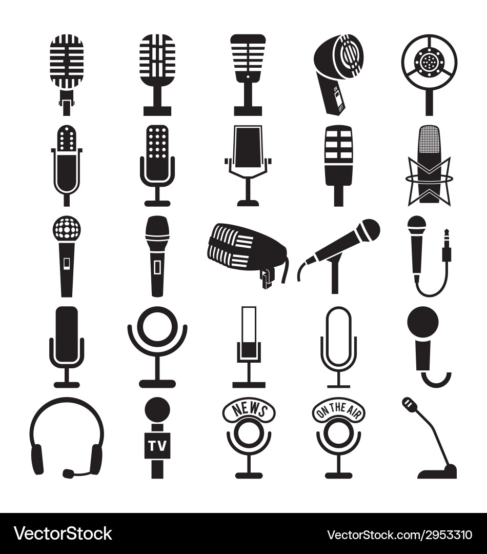 Microphone Vector Images (over 180,000)