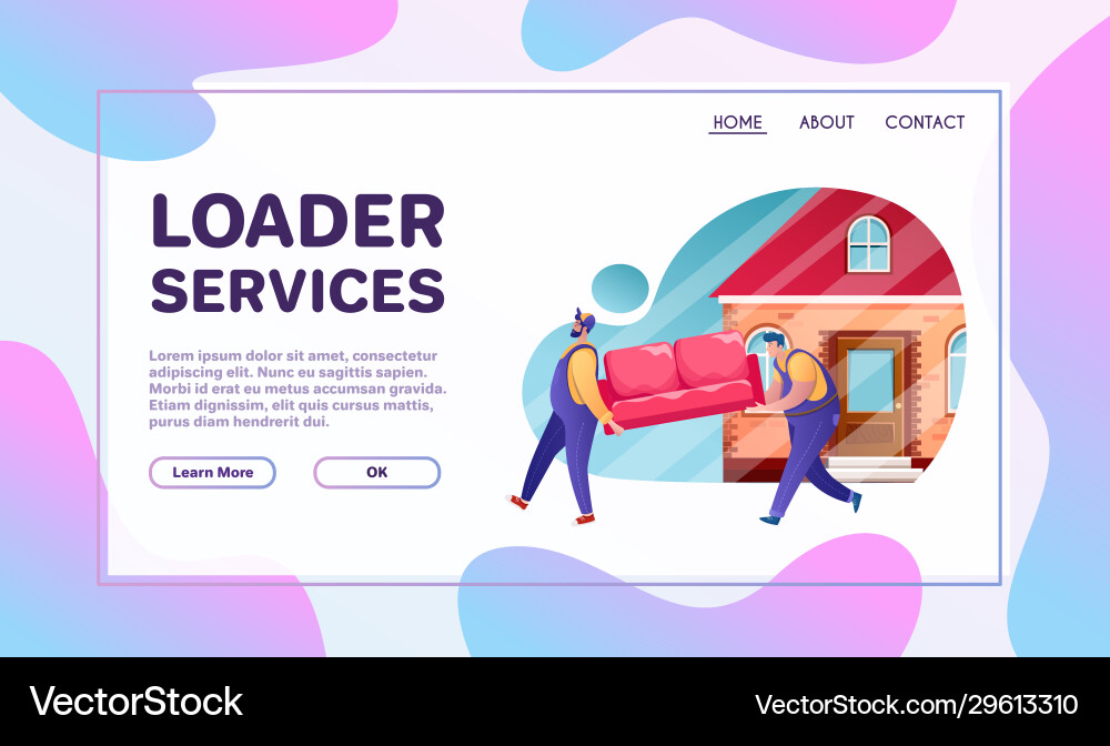 Moving and relocation set cartoon Royalty Free Vector Image