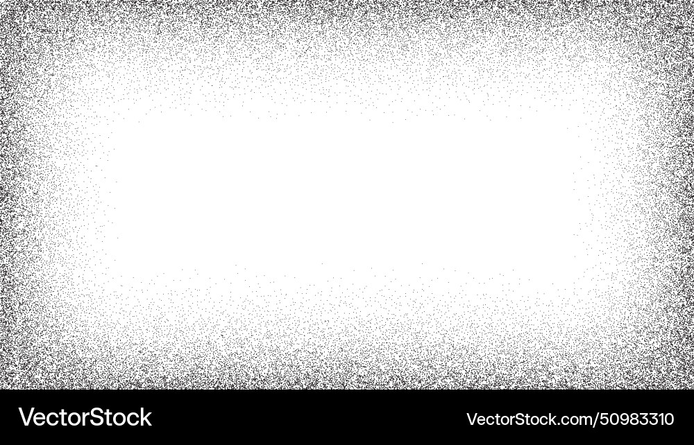 Noise rectangular grain frame gradient Royalty Free Vector