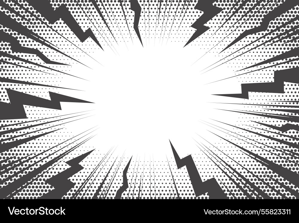 Dynamic Speed Comic Background Royalty Free Vector Image
