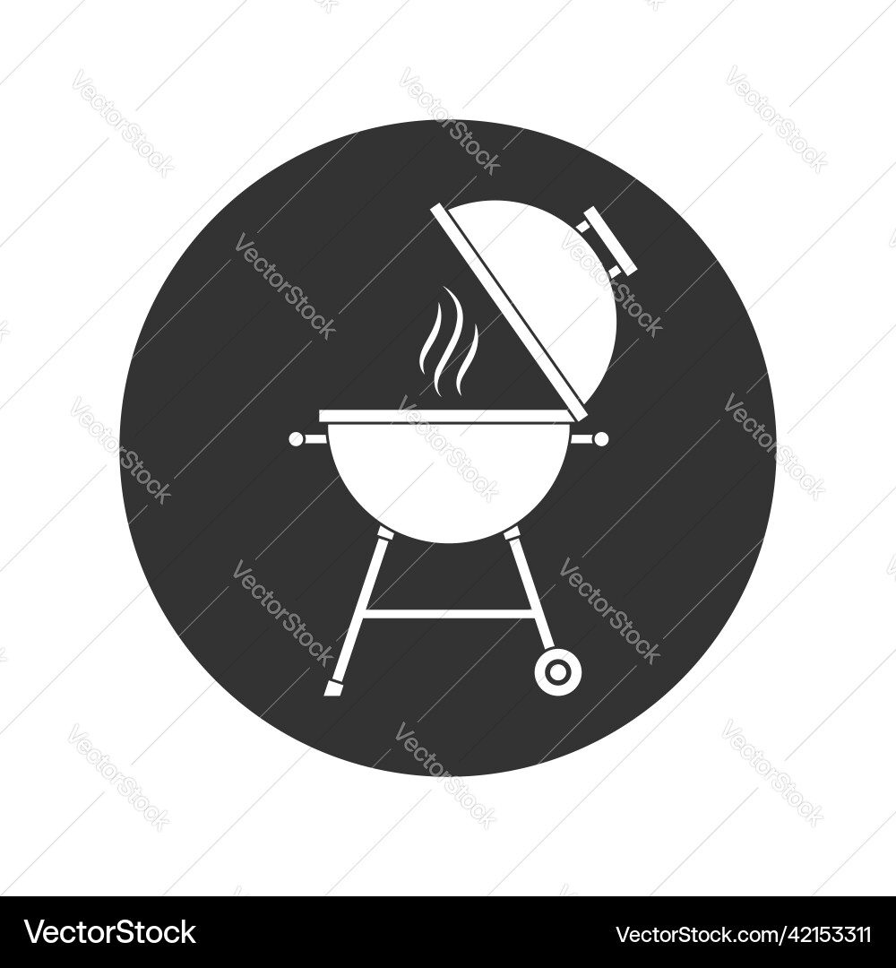Grill open Royalty Free Vector Image - VectorStock