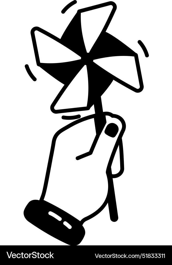 Paper fan Royalty Free Vector Image - VectorStock