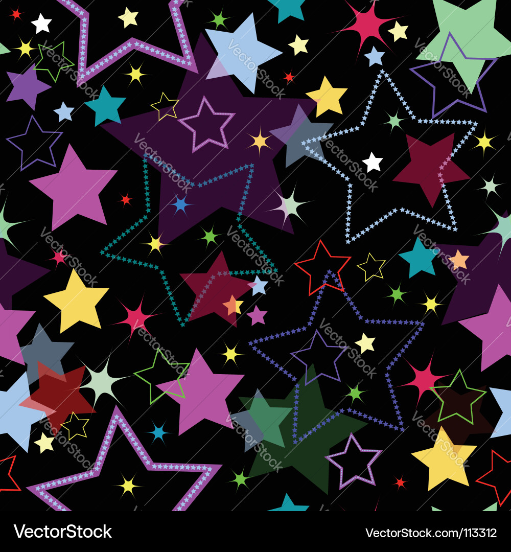 Colorful Star Burst Background Royalty Free Vector Image