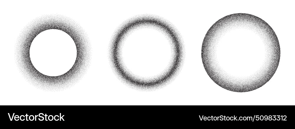 Noise gradient frame Royalty Free Vector Image