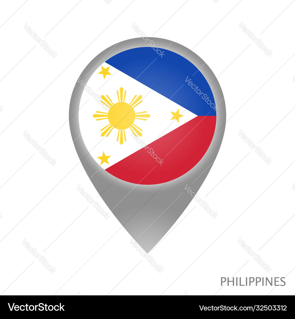 Philippines point Royalty Free Vector Image - VectorStock