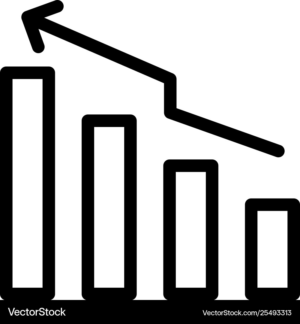 Bar graph Royalty Free Vector Image - VectorStock