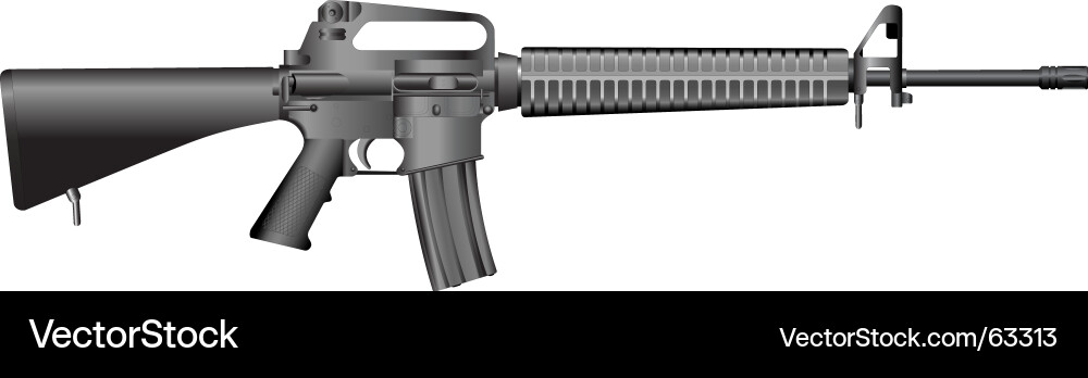M16 Royalty Free Vector Image - VectorStock