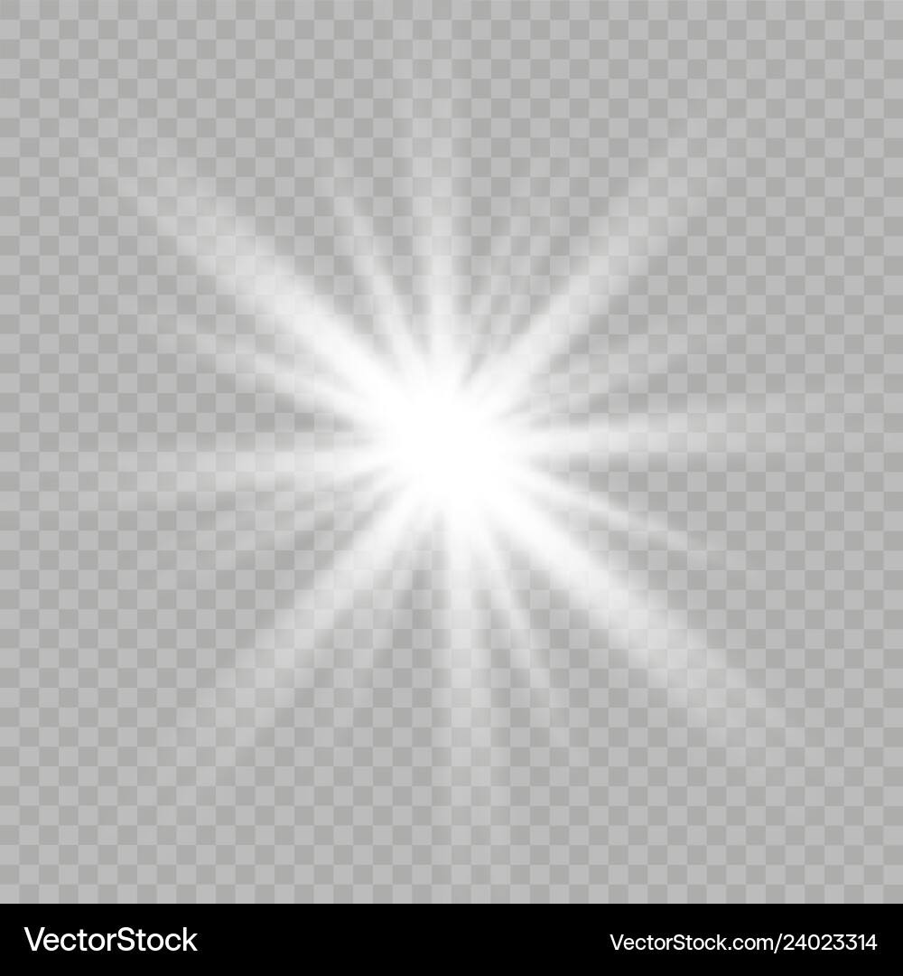Glow isolated white Royalty Free Vector Image - VectorStock