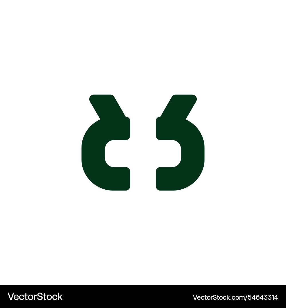 Letters db plus medical abstract logo Royalty Free Vector