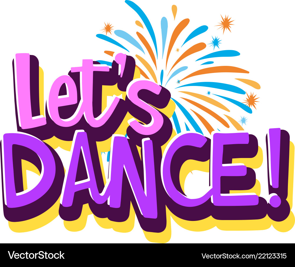 Dynamic Dance Logo Template Royalty Free Vector Image