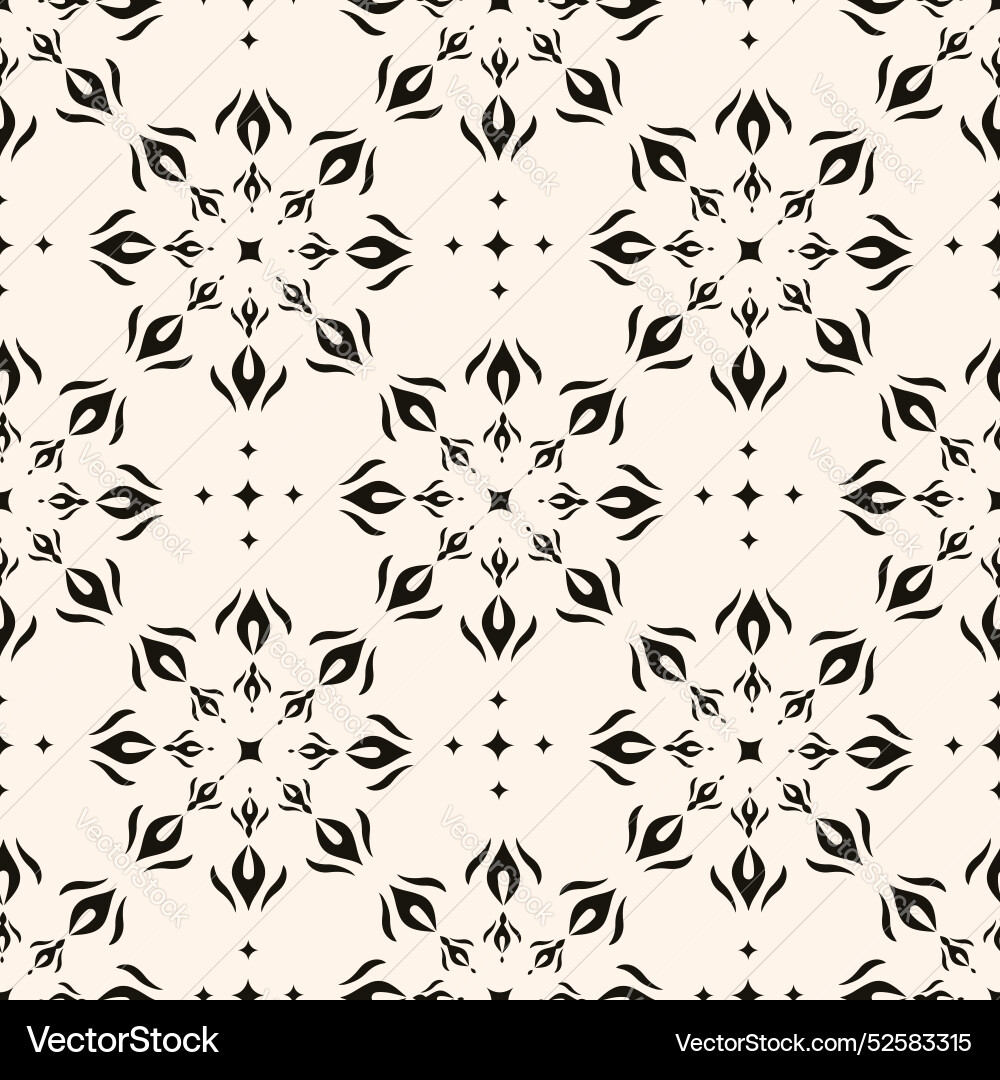 Geometric floral pattern ornamental Royalty Free Vector