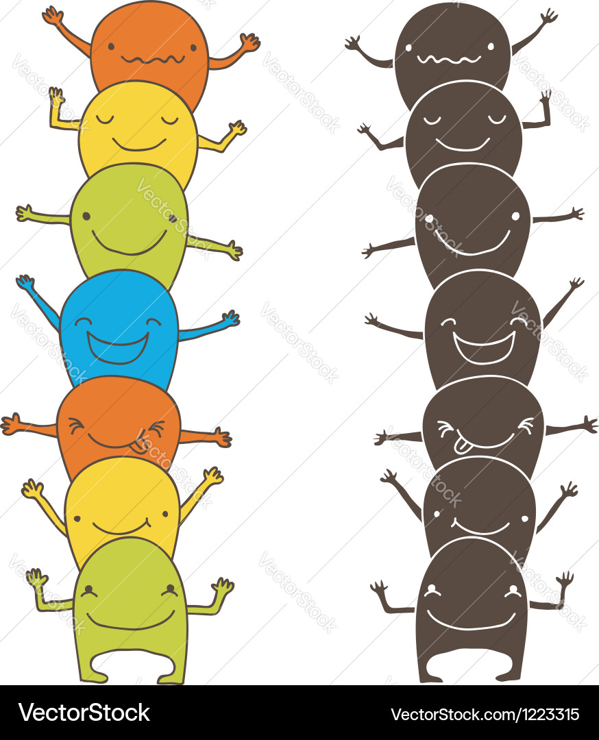 Monster tower Royalty Free Vector Image - VectorStock