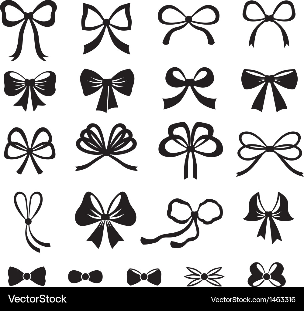 Bow Royalty Free Vector Image - VectorStock