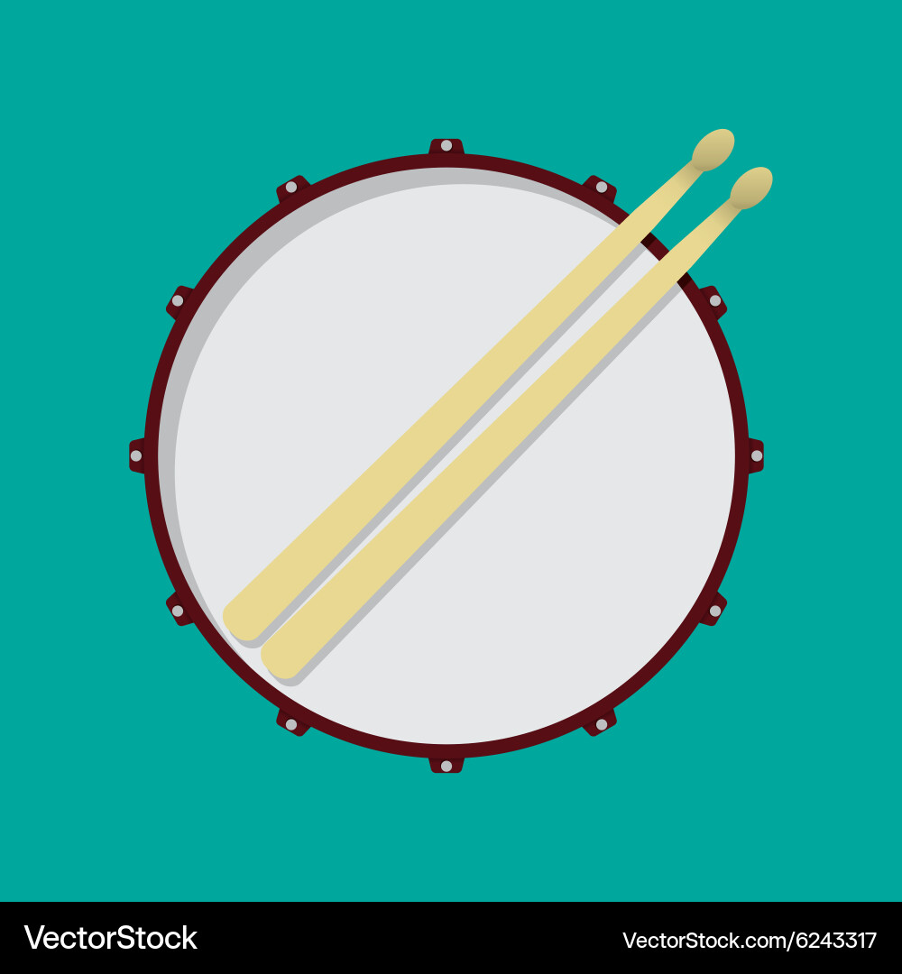 Drum Royalty Free Vector Image - VectorStock