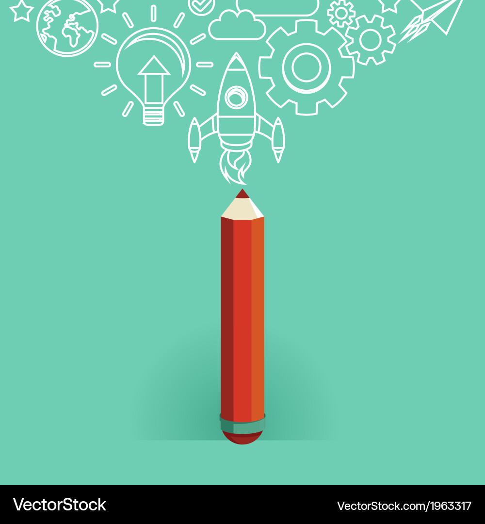 Idea design Royalty Free Vector Image - VectorStock