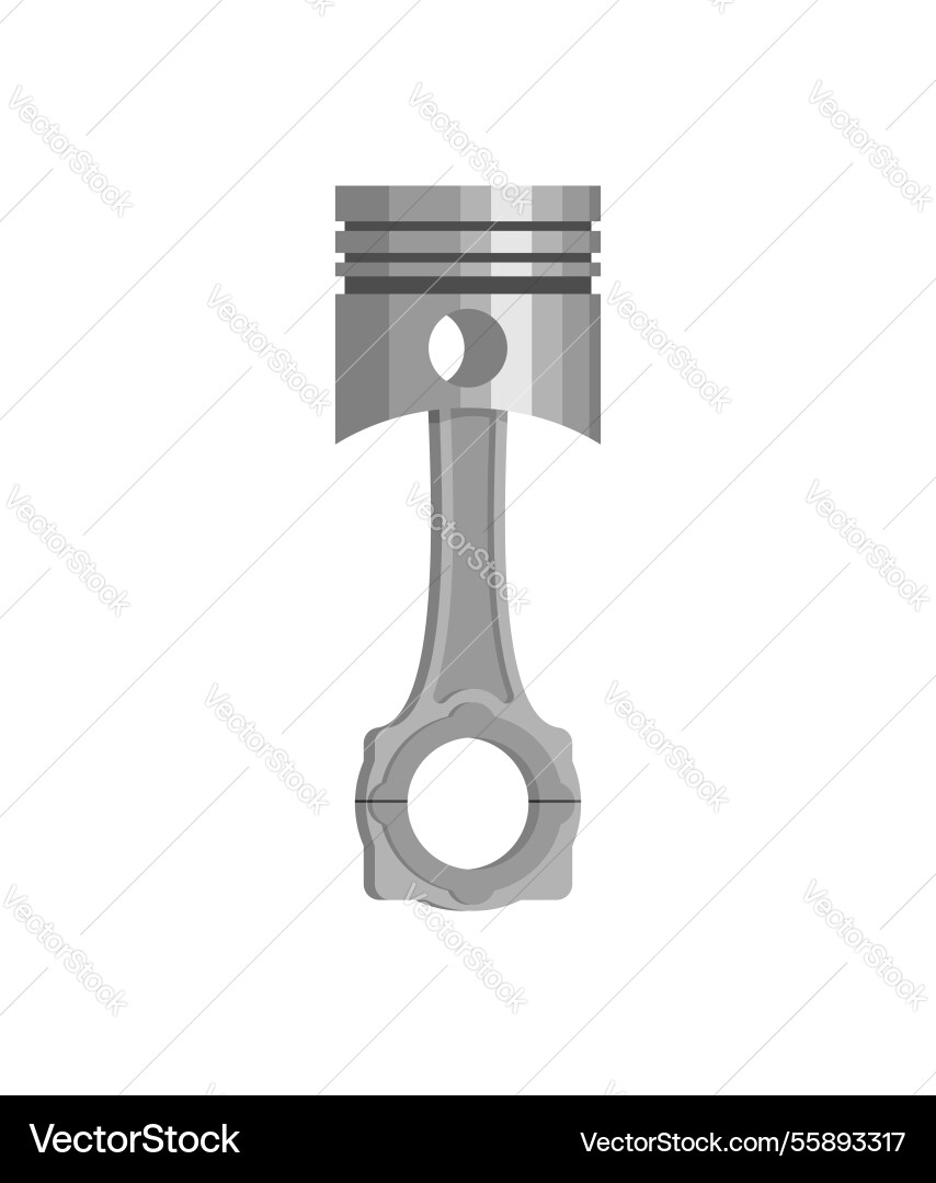 Piston icon isolated sign Royalty Free Vector Image