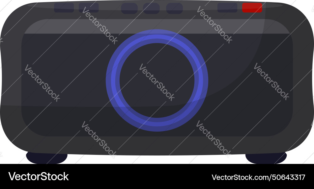 Portable stereo system icon cartoon Royalty Free Vector
