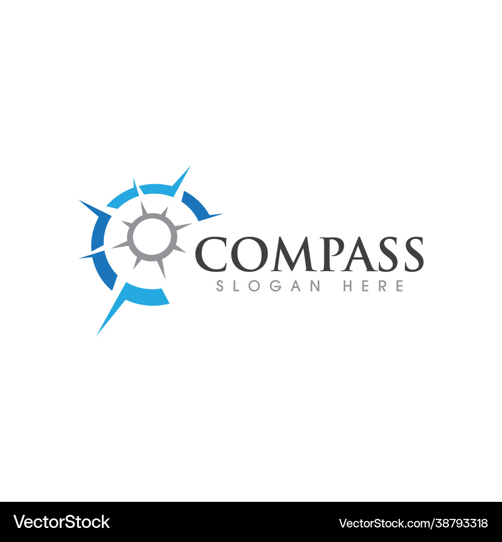 Compass Icon - Navigation Symbol Royalty Free Vector Image