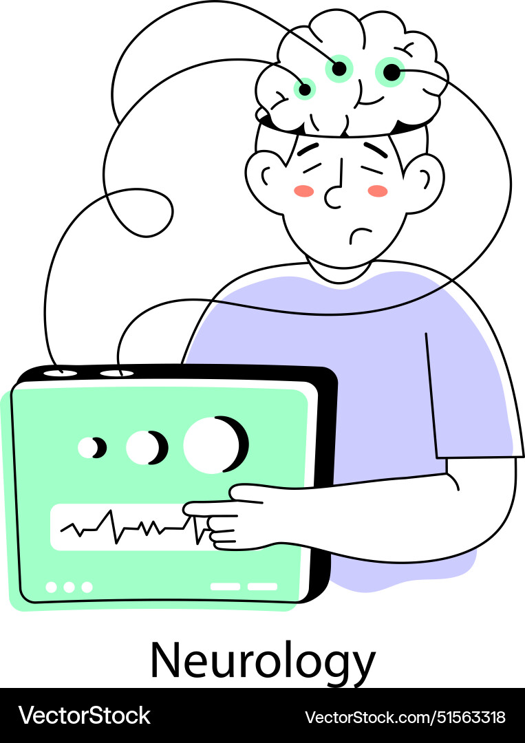 Neurology Royalty Free Vector Image - VectorStock