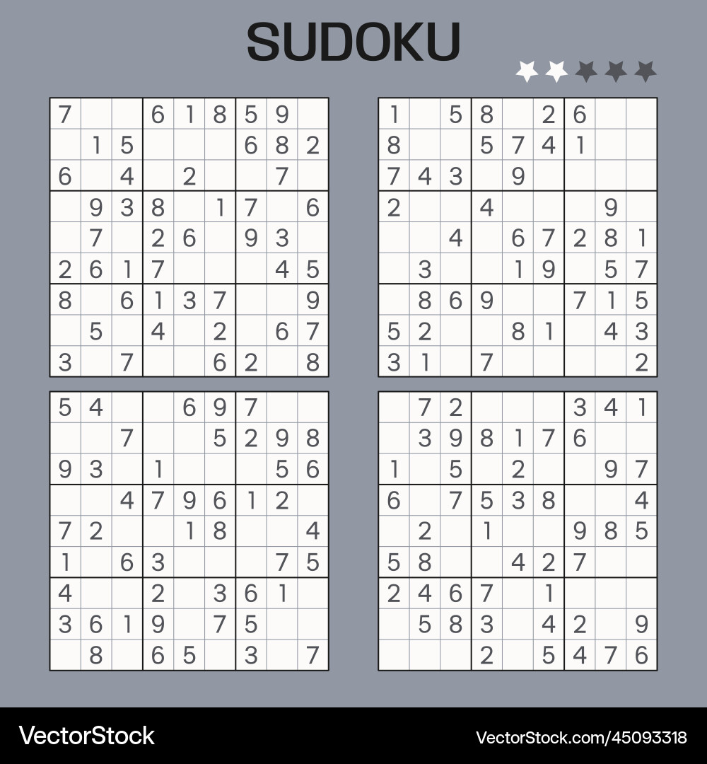 Easy Sudoku Printable Sudoku Puzzles For Kids: 50 4x4 Easy Sudoku