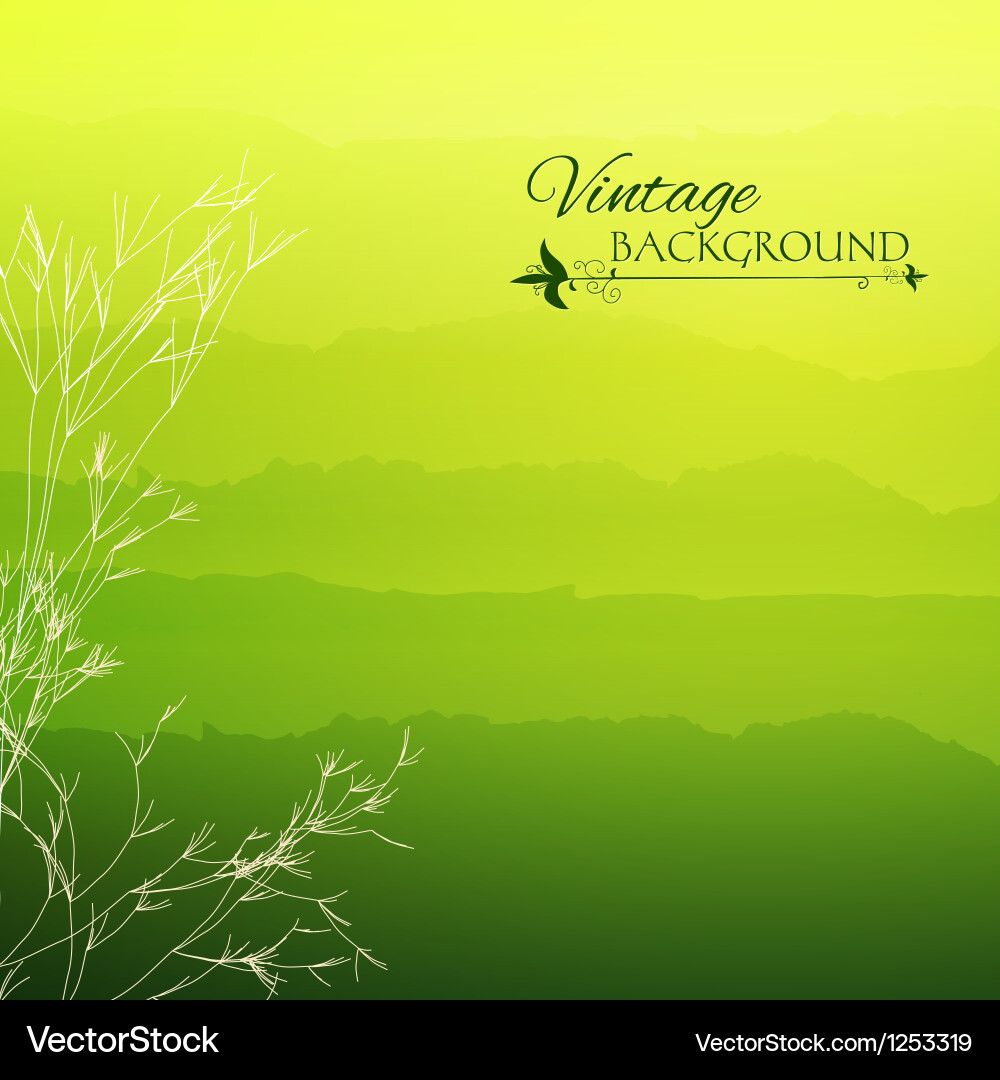 Abstract green gradient background Royalty Free Vector Image