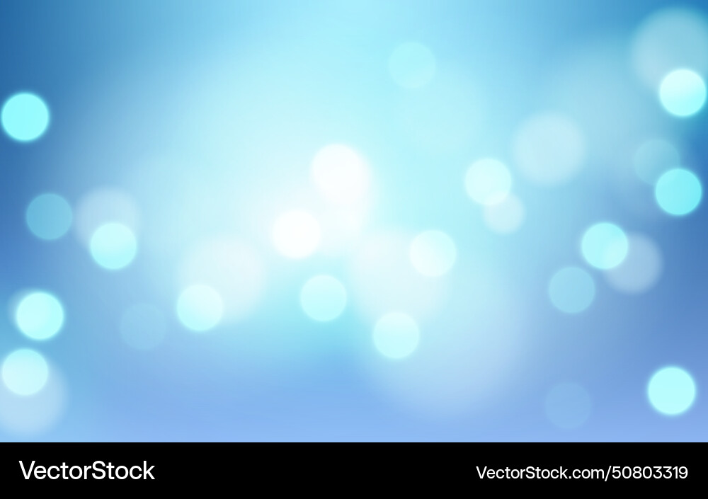Cloud and mist bokeh soft light background Vector Image