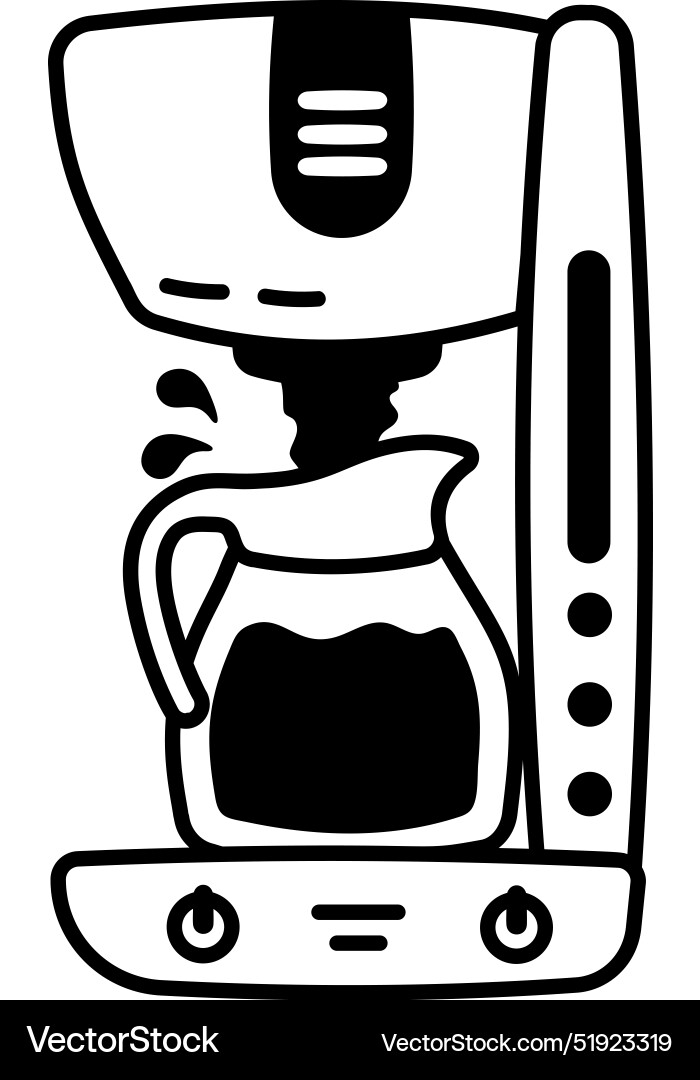 Coffee maker Royalty Free Vector Image - VectorStock