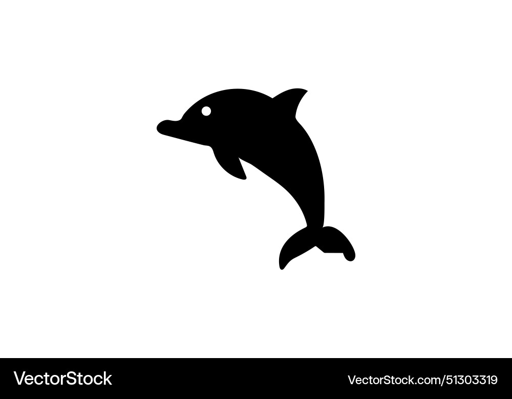 Create minimal style amazon river dolphin pink Vector Image
