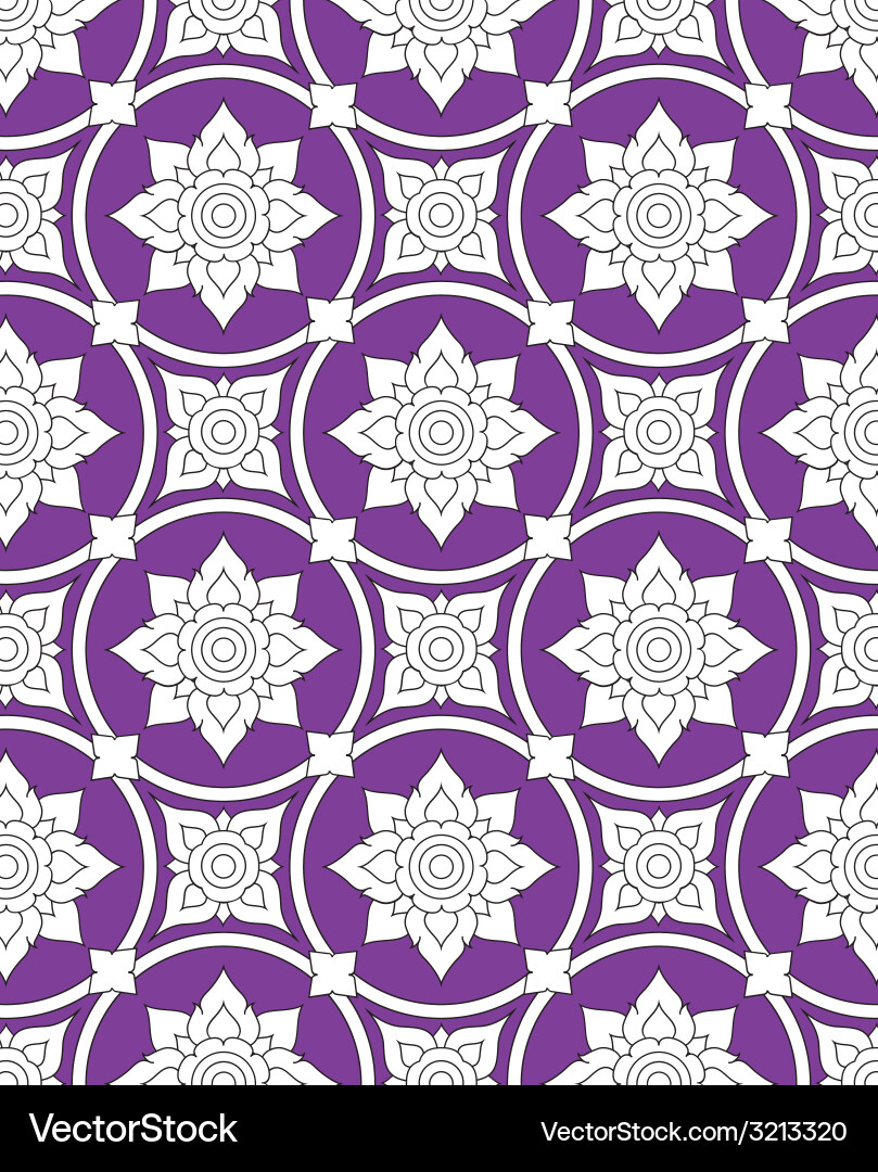 Thai Traditional Motif Royalty Free Vector Image