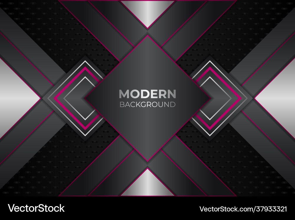 Abstract geometric modern technology metallic Vector Image