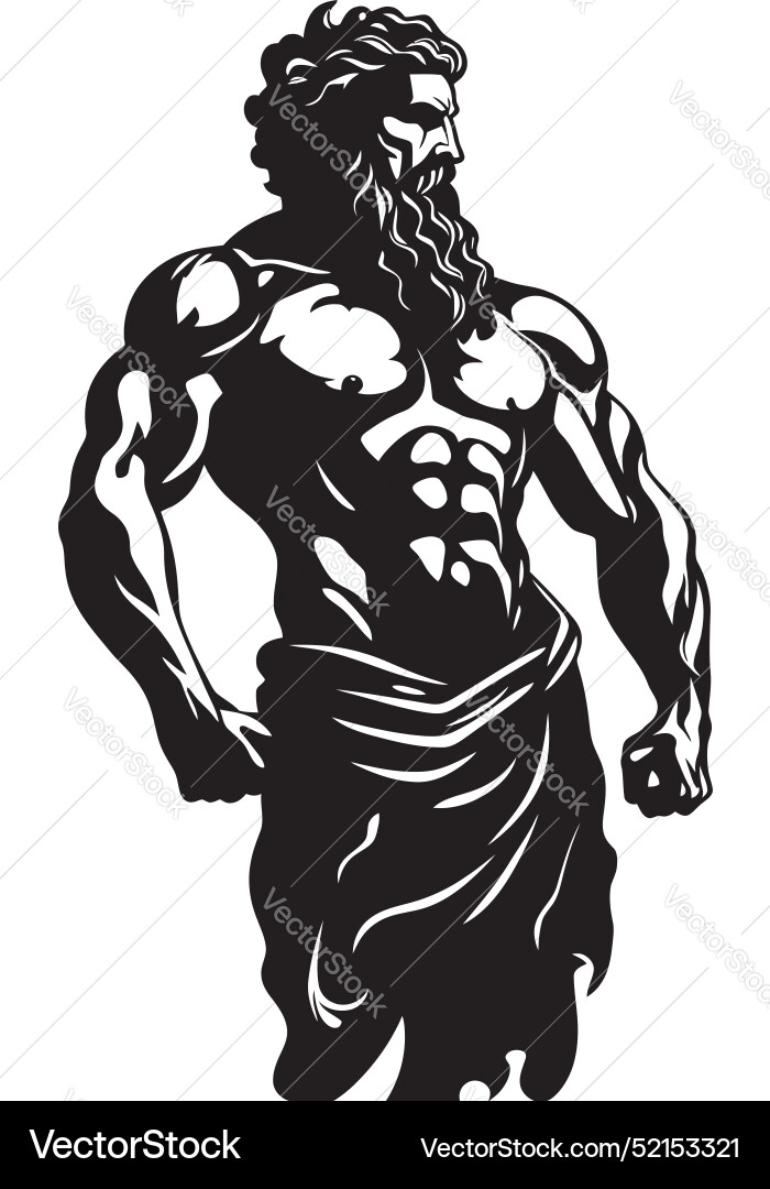 Legendary triumph iconic hercules icon herculean Vector Image