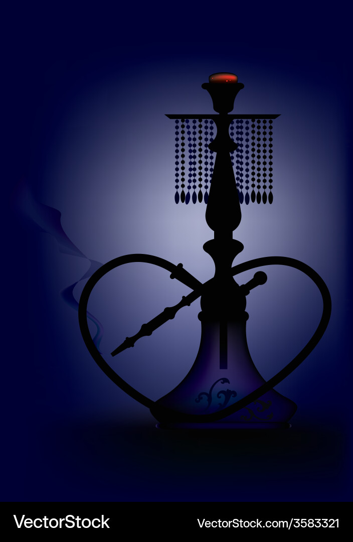 Traditional Hookah Set – Royalty-Free Vector | VectorStock