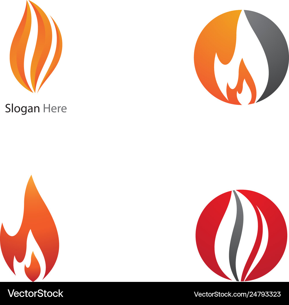 Fire symbol Royalty Free Vector Image - VectorStock