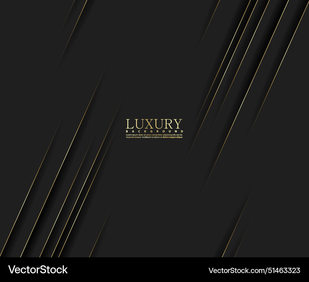 Premium background abstract luxury pattern gold Vector Image