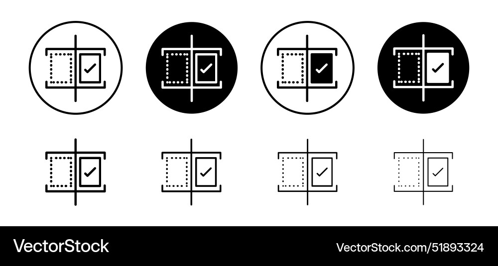 Before after icon set collection Royalty Free Vector Image