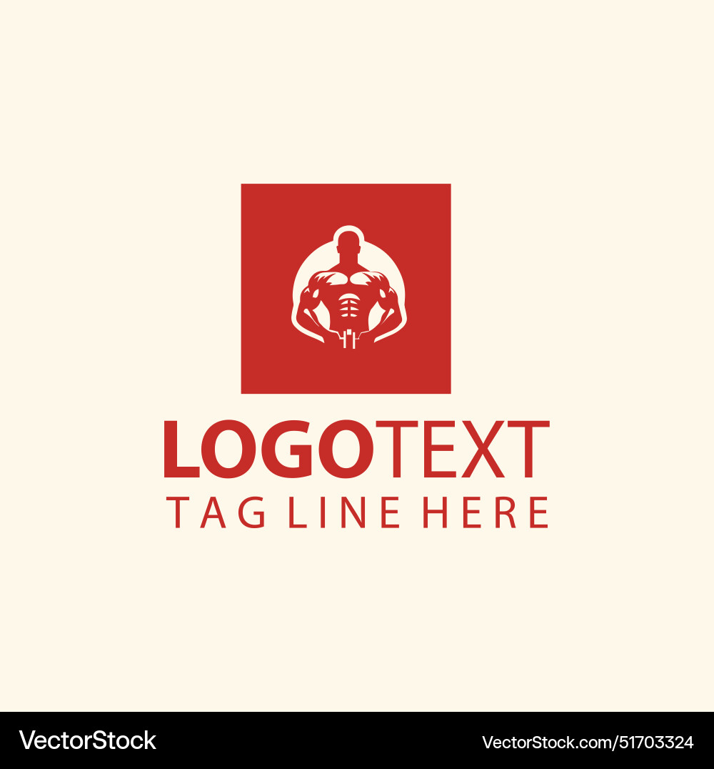 Strong gym logo Royalty Free Vector Image - VectorStock