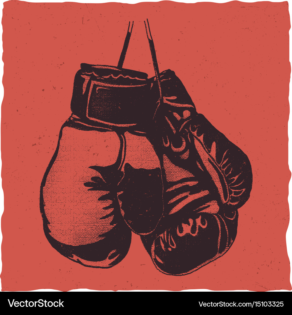 Boxing gloves Royalty Free Vector Image - VectorStock