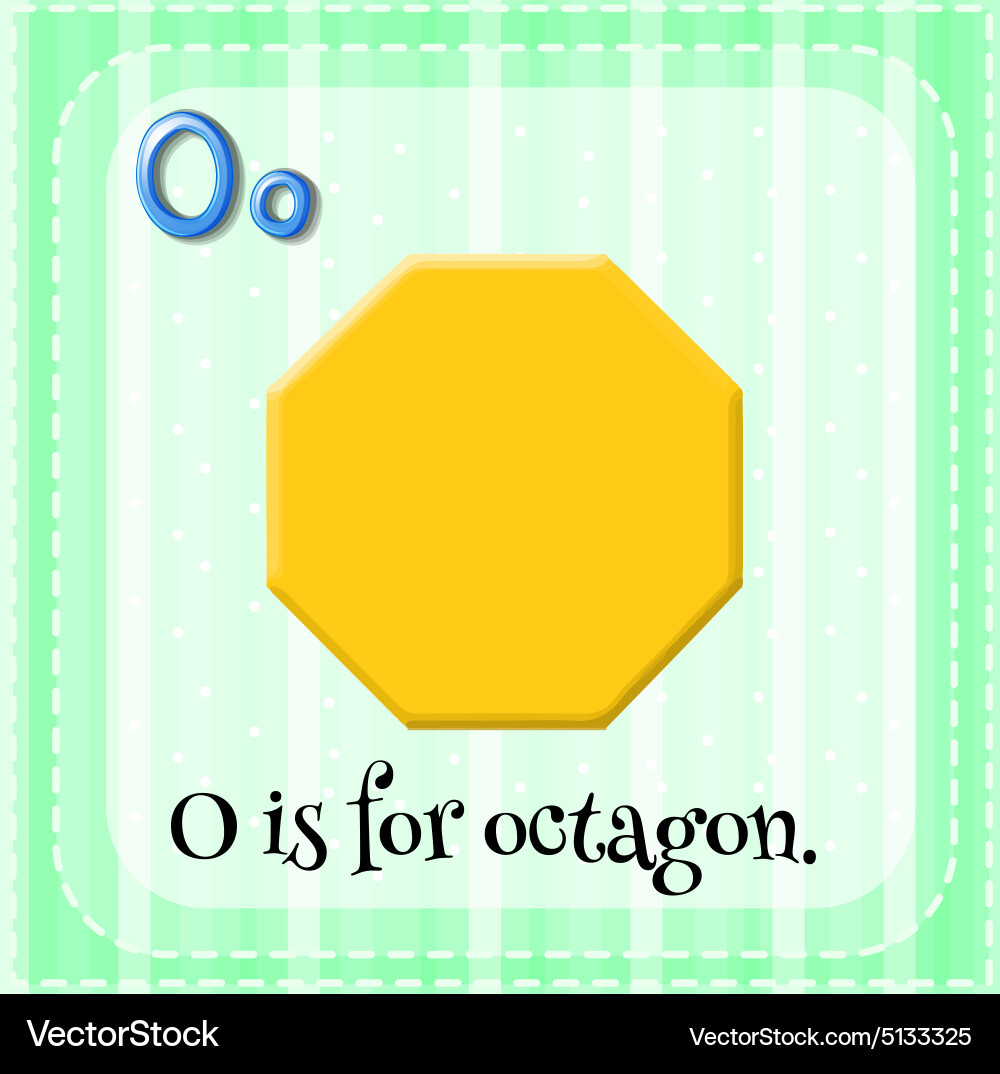 Octagon Royalty Free Vector Image - VectorStock