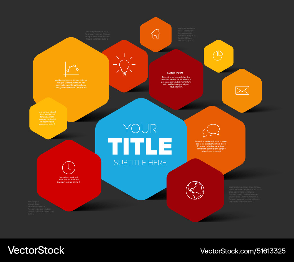 Simple infographic template with various Vector Image