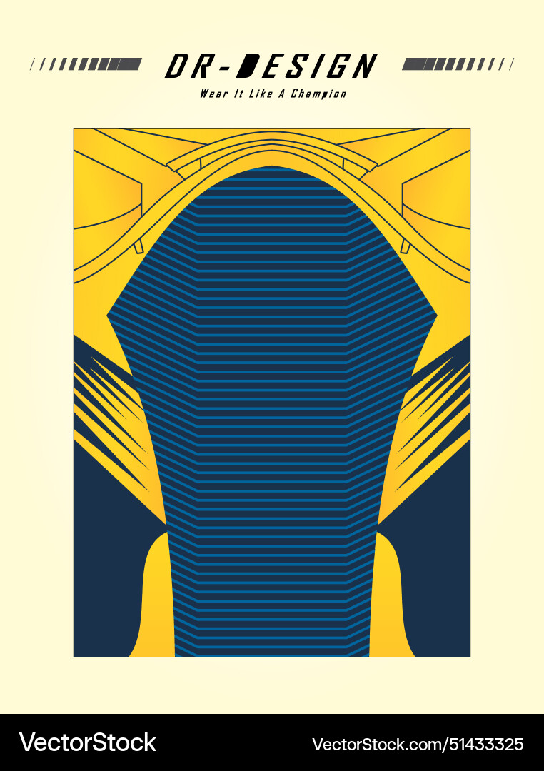 Sublimation creative t-shirt design Royalty Free Vector