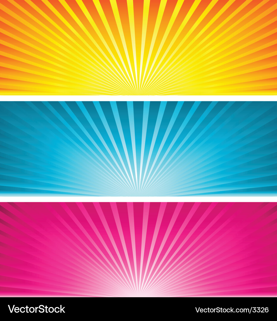 Colorful Starburst Background Royalty Free Vector Image