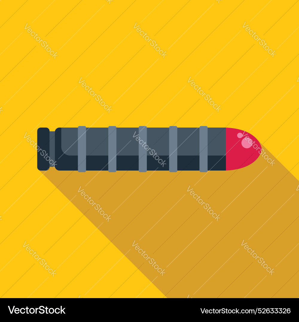 Long range bomb missile weapon warhead military Vector Image