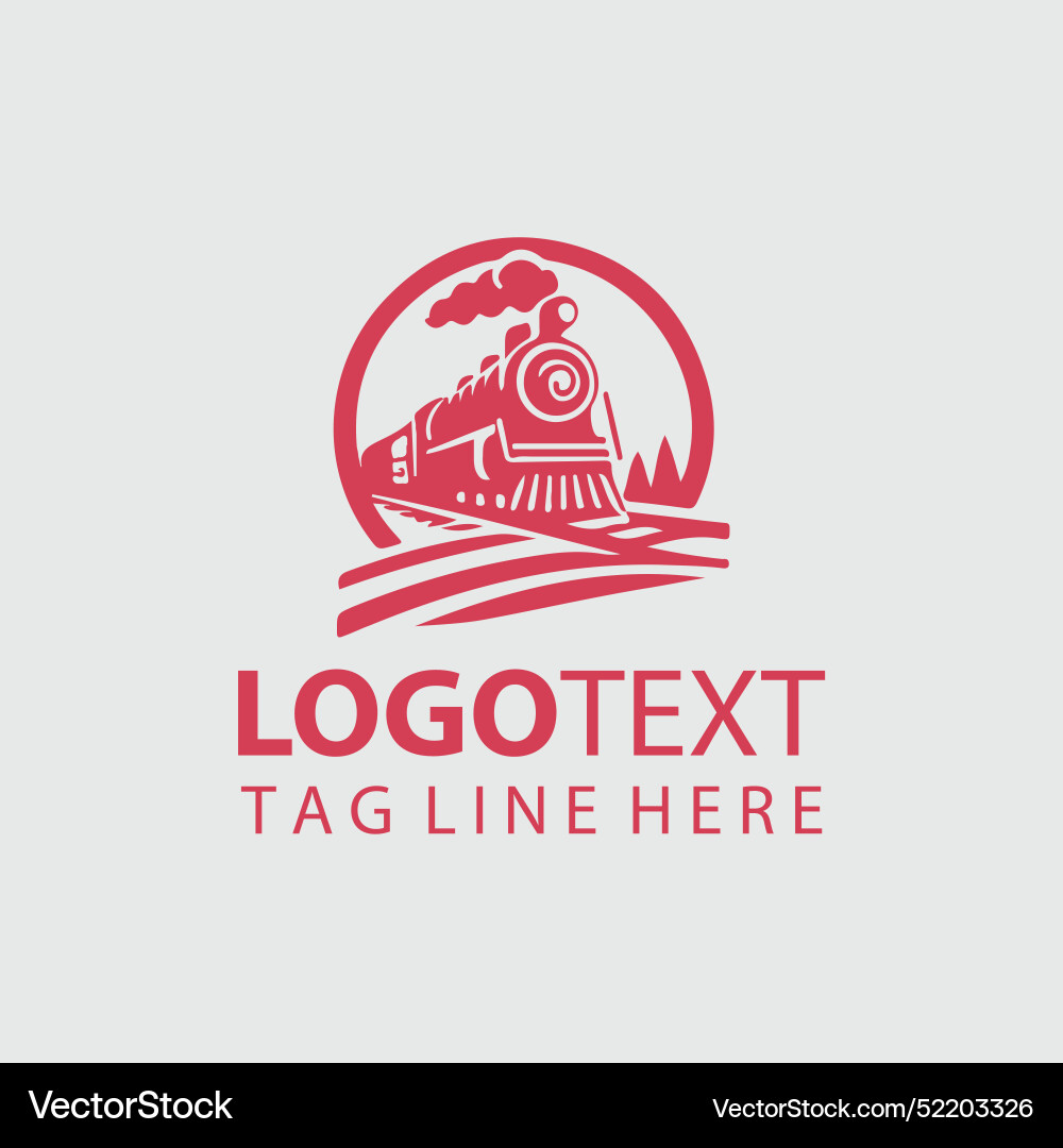 Train logo Royalty Free Vector Image - VectorStock